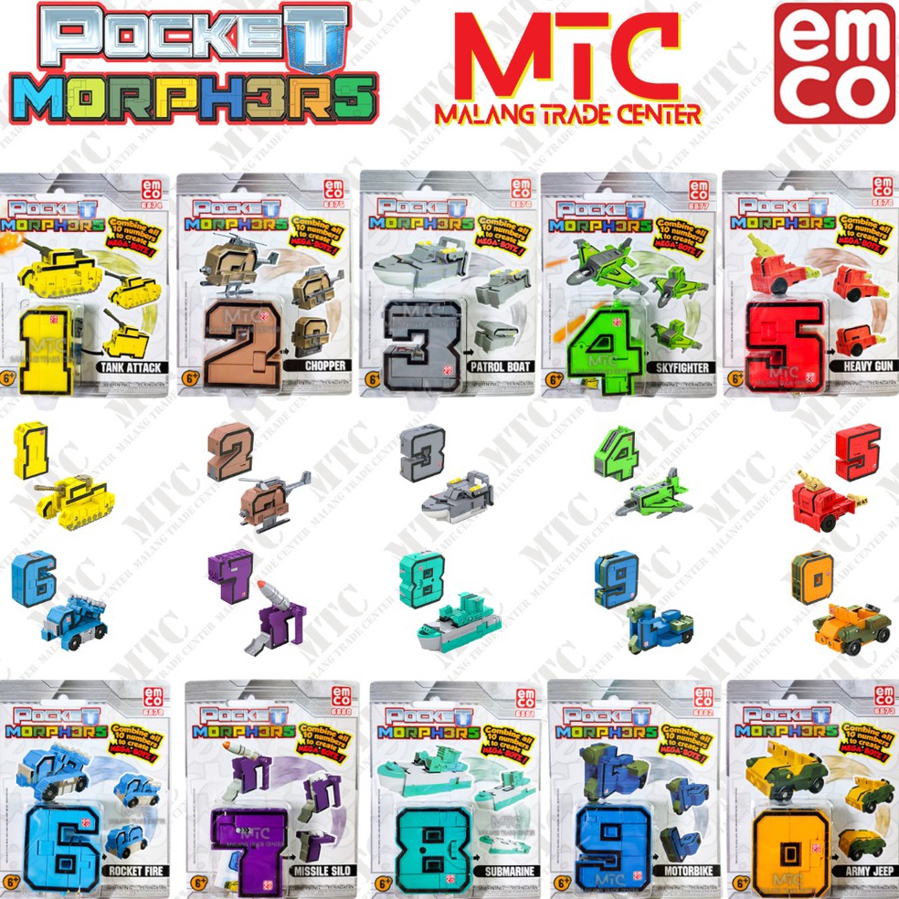 Jual Super Untung EMCO Pocket Morphers Bisa Dirakit Menjadi Mega Botz ...