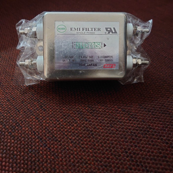 Jual EMI FILTER 6A 250VAC TDK JAPAN NOISE FILTER | Shopee Indonesia