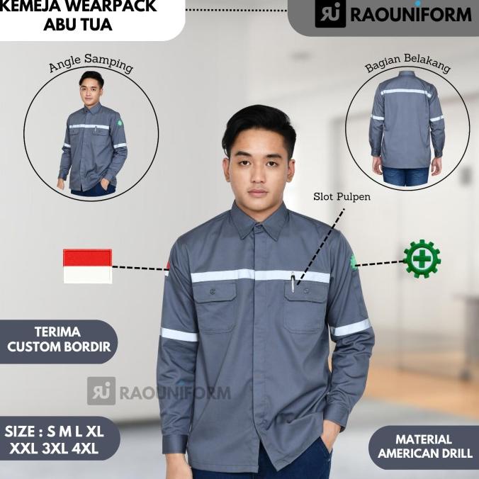 Jual Baju Proyek Safety/Pakaian Seragam Kerja/Baju Proyek Tambang ...