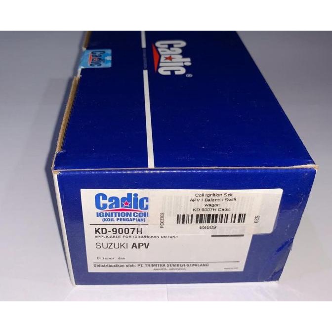 Jual Coil Ignition Suzuki Apv 33400-62J00-000 Kd 9007H Cadic -63609 ...
