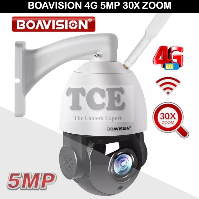 Jual Boavision Outdoor PTZ Dome Camera 1080P CCTV 4G Waterproof ...