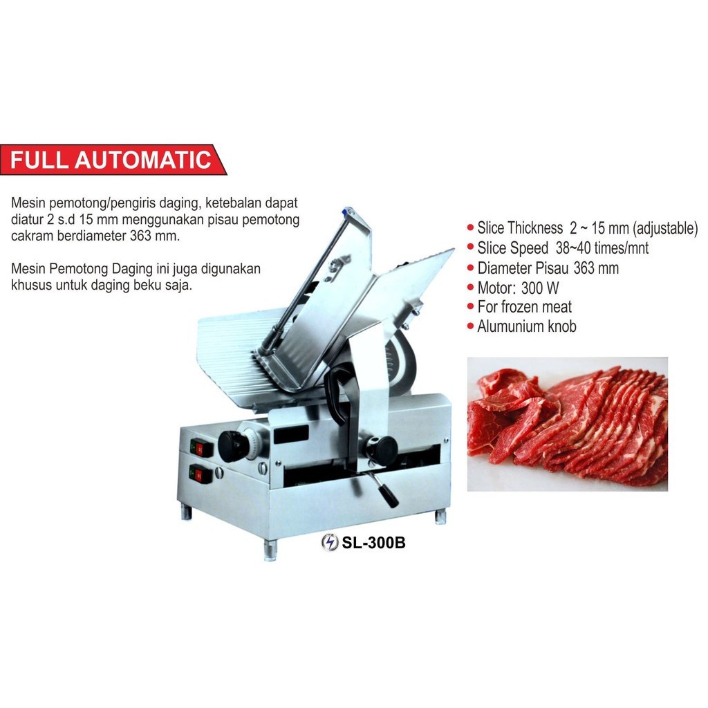 Jual GETRA SL-300B ( Meat Slicer ) Full Automatic | Shopee Indonesia