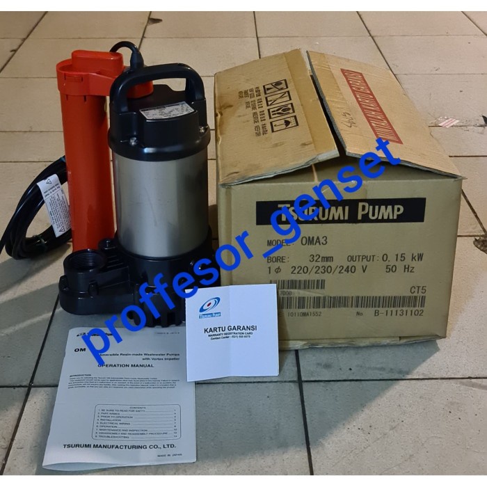 Jual Pompa celup Tsurumi OMA 3 ( Submersible Pump ) Auto | Shopee Indonesia
