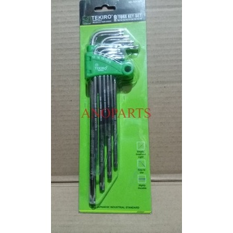 Jual [Baru] Parts Mobil Kunci L Bintang Set 9-Pcs Tekiro Bisa Gojek | Shopee Indonesia