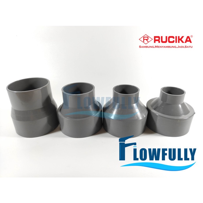Jual INCREASER D 3 x 2 1/2 inch RUCIKA PVC VERLOP SOK REDUCER DV VLOK ...