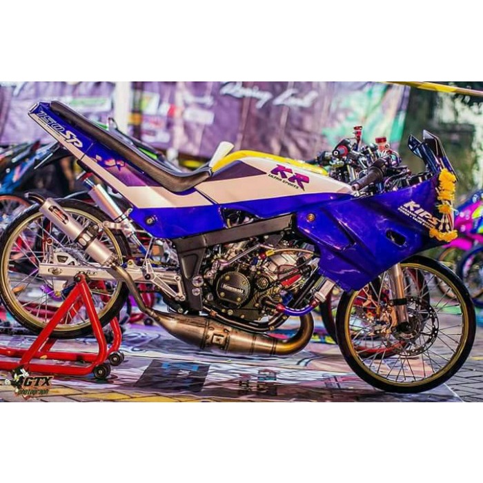 Jual Striping SSR Konsep KR SP Ninja thailand Biru | Shopee Indonesia
