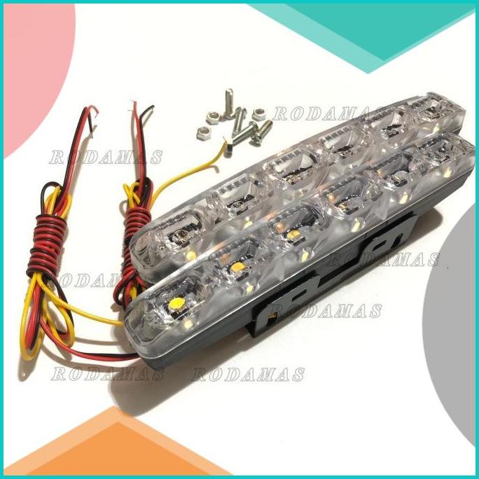 Jual Lampu LED Grill DRL Sein Gerak Model Lexus 2in1 Senja Depan Mobil ...