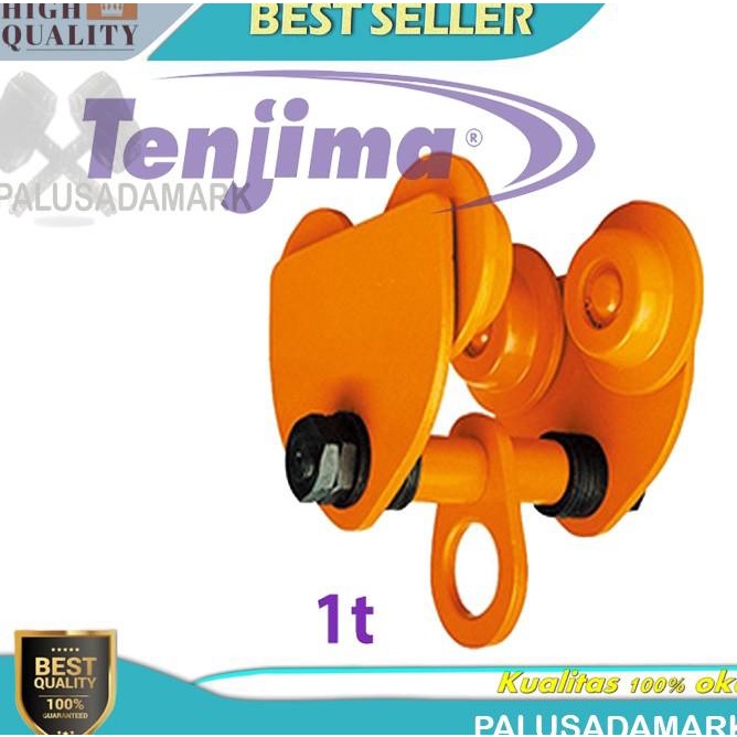 Jual Plain Trolley Katrol Manual Tenjima 1 Ton | Shopee Indonesia