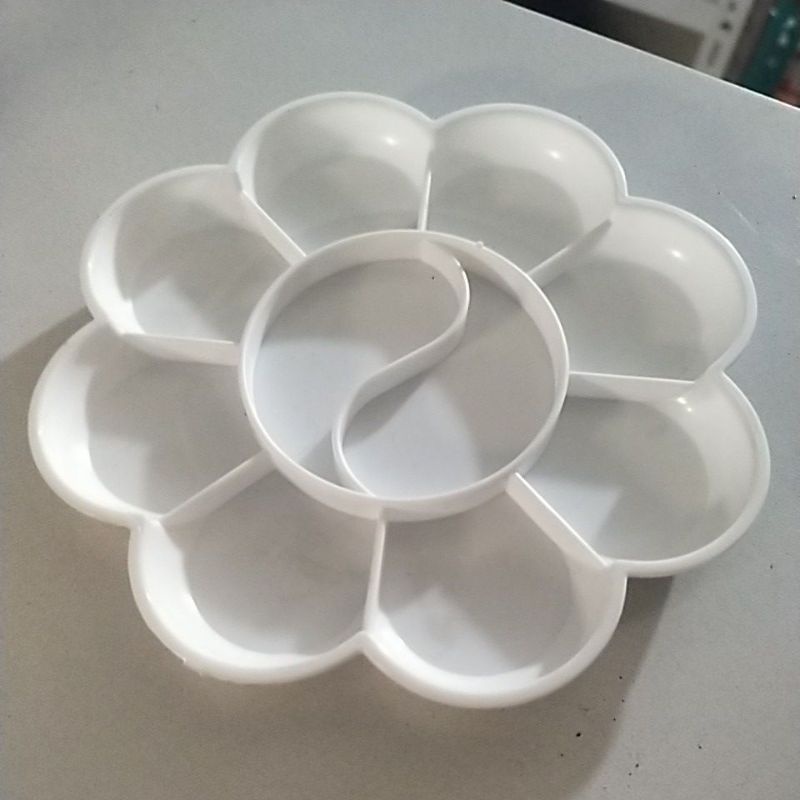 Jual pallet / palet tempat alat lukis cat air / akrilik / acrylic / cat ...