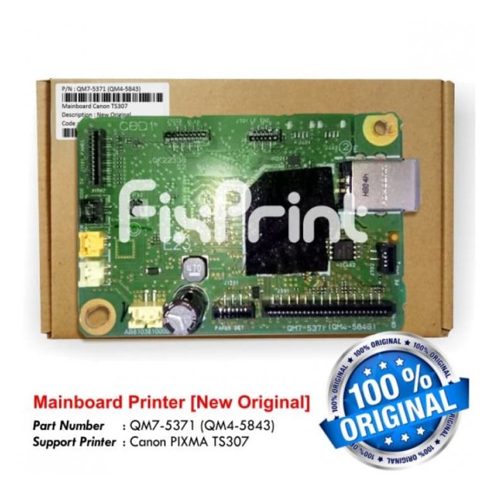 Jual Mainboard Printer Canon Ts307 Board Motherboard Ts-307 Original ...