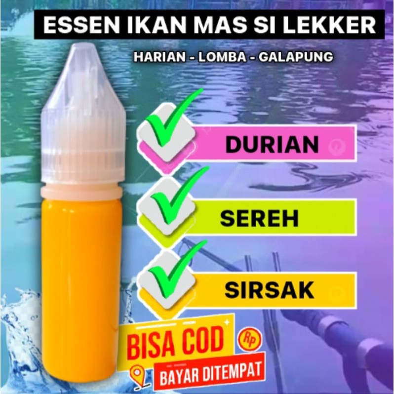 Jual ESSEN IKAN MAS TERBAIK ESSEN OPLOSAN AROMA DURIAN SEREH SIRSAK ...