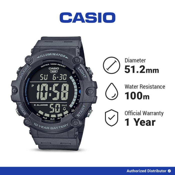 Jual [READY INSTANT] Casio Jam Tangan Pria AE-1500WH-8BVDF Sport | Shopee Indonesia