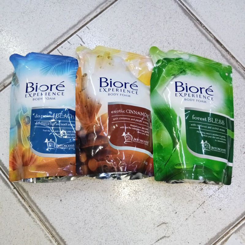 Jual Biore experience body foam Rf 425ML | Shopee Indonesia