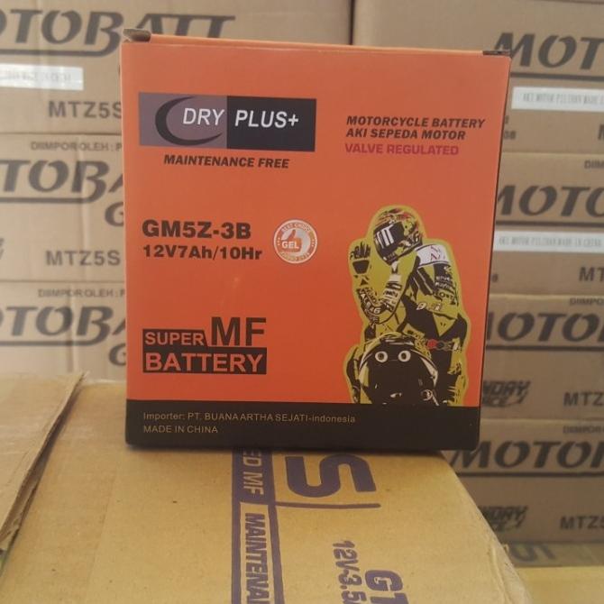 Jual AKI MOTOR KERING MIO SPORTY/SMILE,VEGA R,SUPRA FIT | Shopee Indonesia