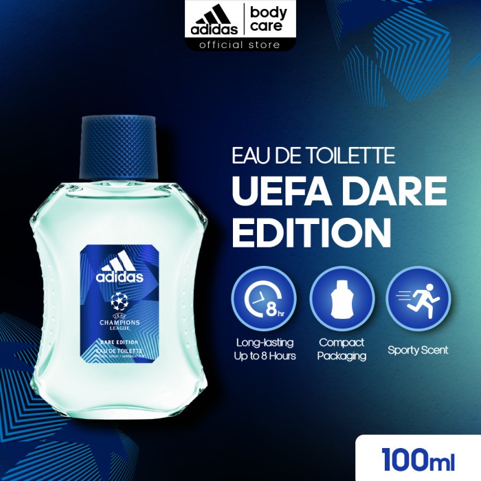 Jual ADIDAS UEFA Dare Edition Eau De Toilette 100ml | Shopee Indonesia