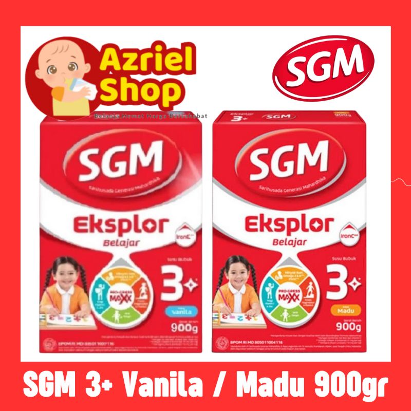 Jual SGM EKSPLOR 3+ Dengan IronC Rasa VANILA dan MADU 900gr | Shopee Indonesia