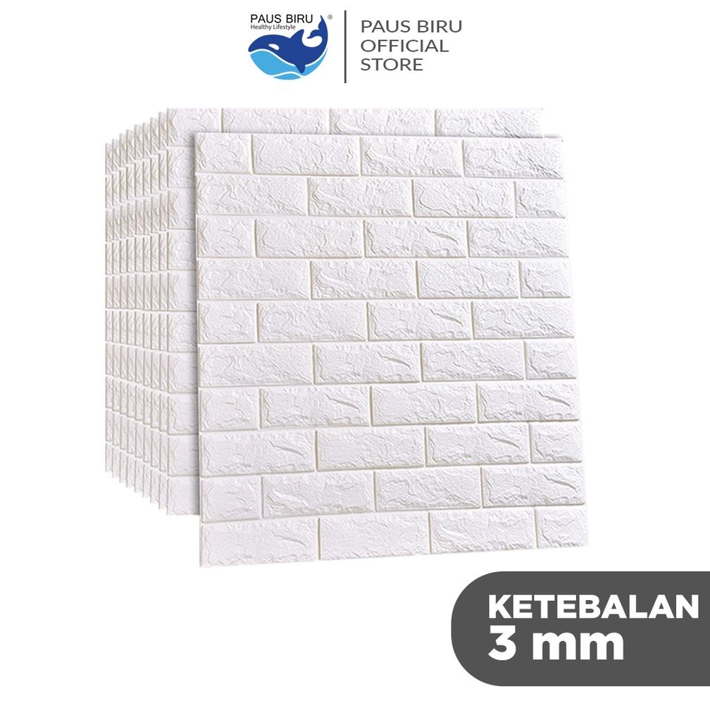 Jual Paus Biru - Wallpaper Dinding FOAM Timbul 3D Bata CLASSIC BRICK 70 x 77 cm | Shopee Indonesia