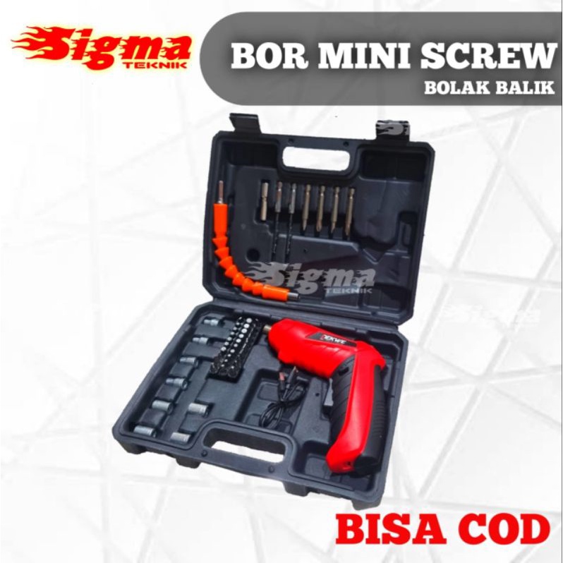 Jual BOR SCREWDRIVER DEKWE BOR SEKRUP LENGKAP KOPER | Shopee Indonesia