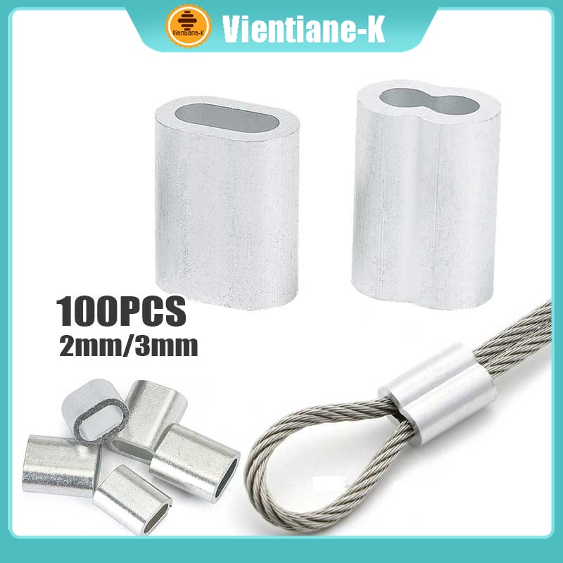 Jual Crimp Ferrule / Aluminium Ferrule / Skun Ferrule 2mm 3mm | Shopee ...