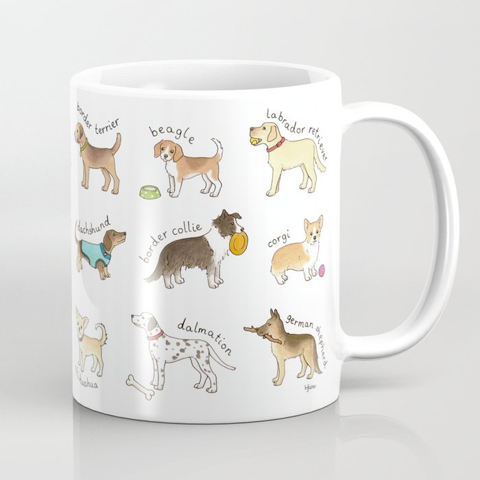 Jual Mug Kopi Anjing Breeds of Dog Coffee Mug | Shopee Indonesia