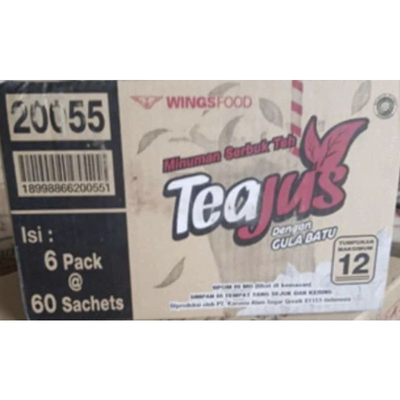 Jual Teajus Gula Batu Kemasan Dus | Shopee Indonesia