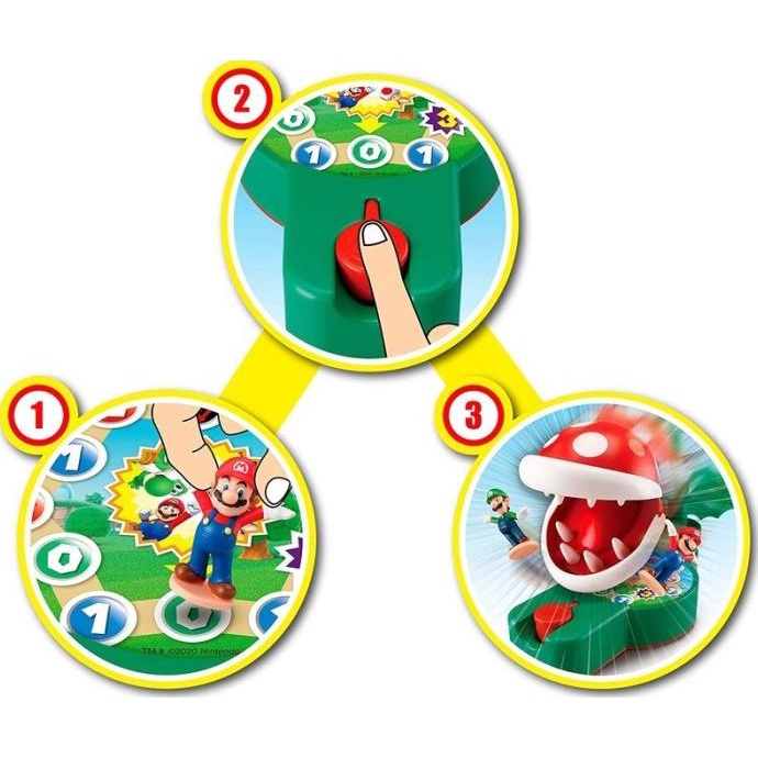 Jual Mainan Board Game Super Mario Piranha Plant Escape! | Shopee Indonesia
