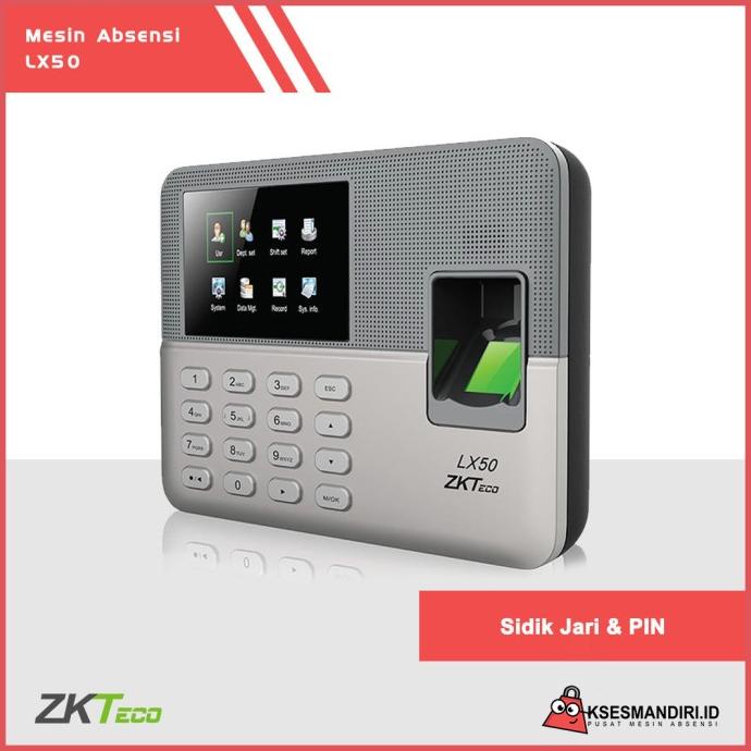 Jual Fingerprint Mesin Absensi Zkteco LX50 | Shopee Indonesia
