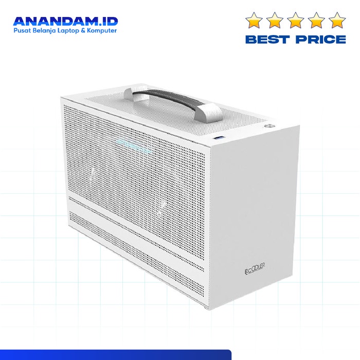 Jual Casing Pccooler Mini I100 Pro Mesh ITX Case PC - White | Shopee ...