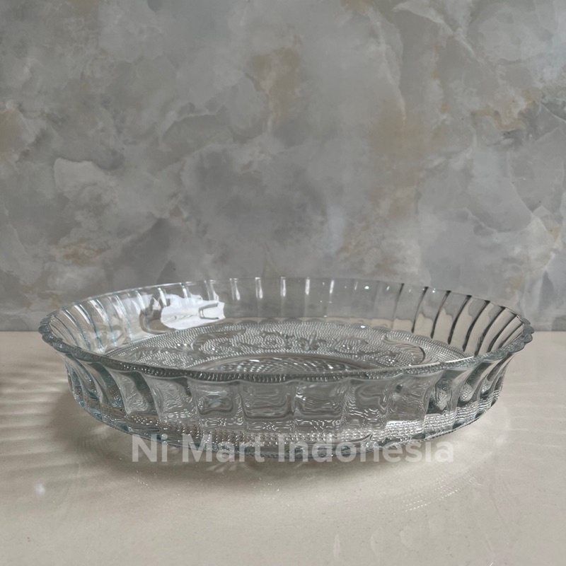 Jual Piring Buah Pm-3000 Piring 30Cm Ceper Besar Kaca Berkualitas Wadah ...