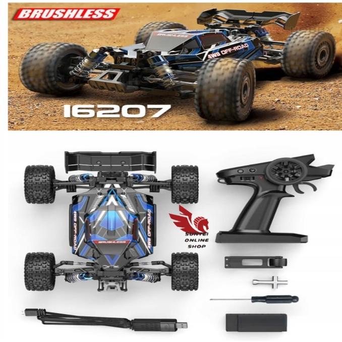 Jual MJX 16207 brushless 3s battery rc car buggy MJX 16207 hyper go RTR ...