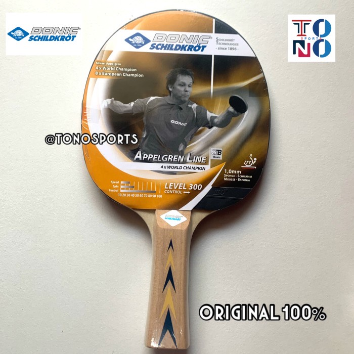 Jual BET BAT PIMPONG TENIS MEJA DONIC LEVEL 300 ORIGINAL ASLI ORIGINAL | Shopee Indonesia