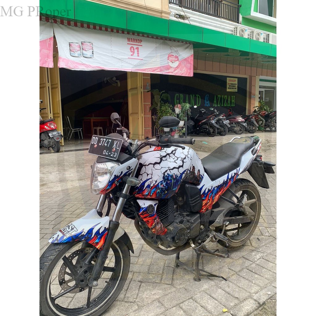 Jual Striping Decal Stiker Motor YAMAHA BYSON Full Body Byson Game Bisa ...