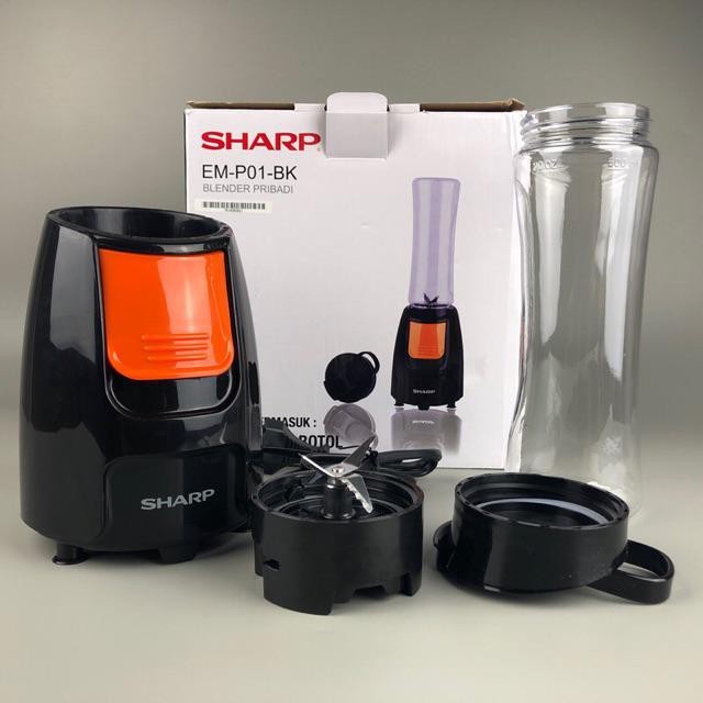 Jual NEW SHARP MINI HAND BLENDER 0.6 LITER EM-P01-BK | Shopee Indonesia