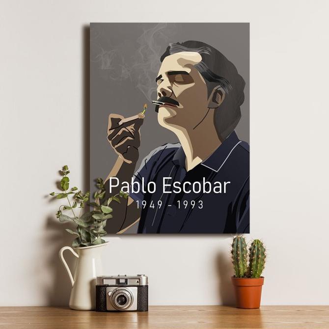 Jual populer] Poster Pablo Escobar Mafia Mafioso - Dekorasi Hiasan ...