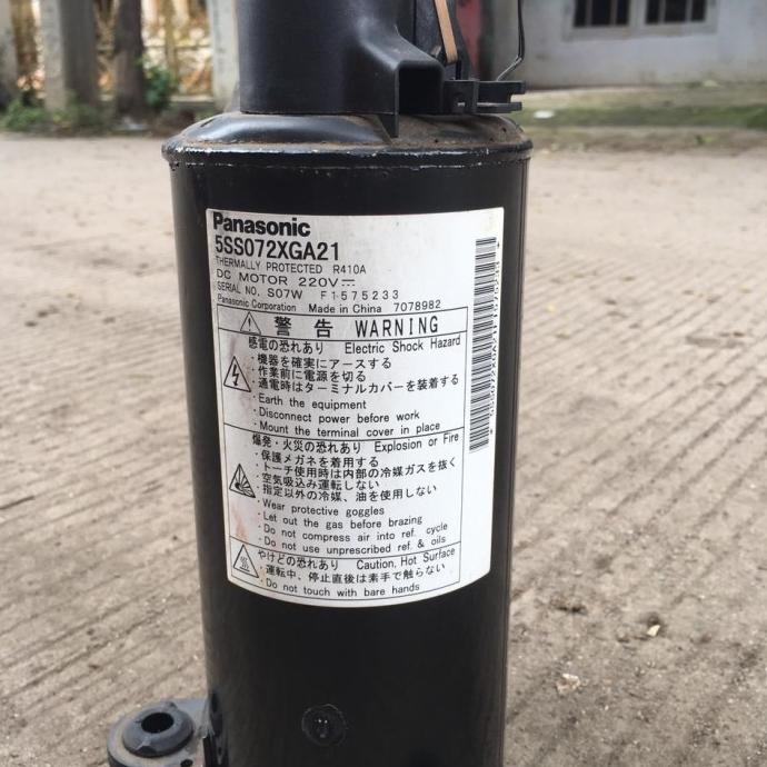 Jual =====] KOMPRESOR AC PANASONIC INVERTER 1PK R410 COPOTAN ORIGINAL ...