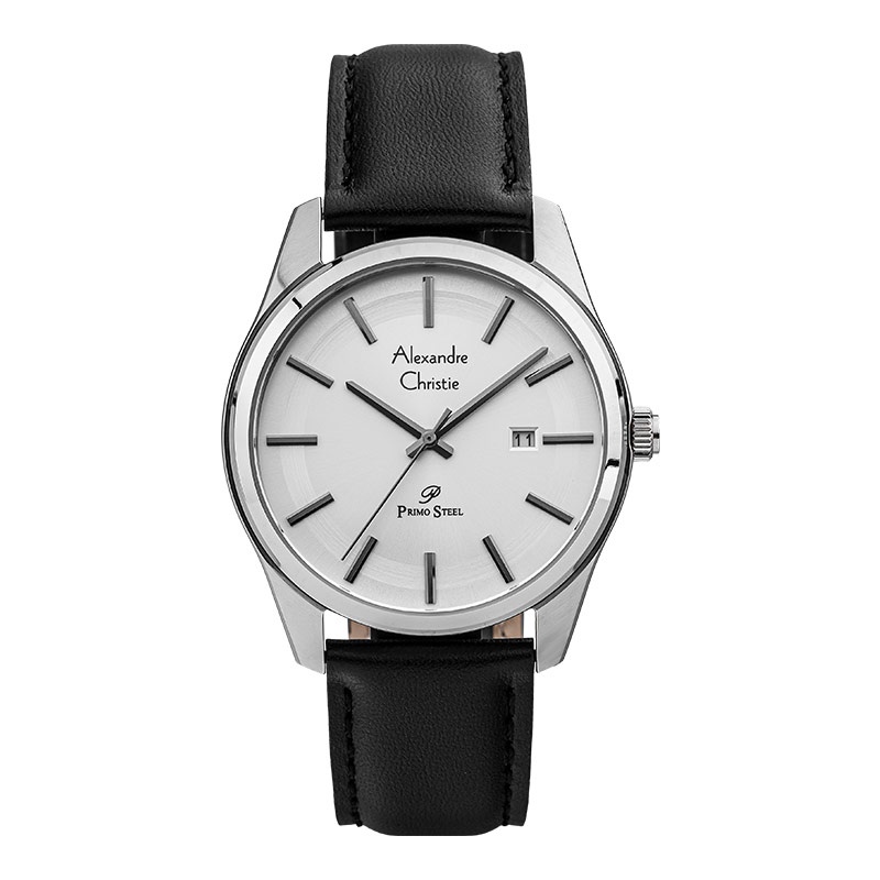 Jual Jam Tangan Pria Alexandre Christie Primo Steel AC 1027 MD LSSSLBA ...