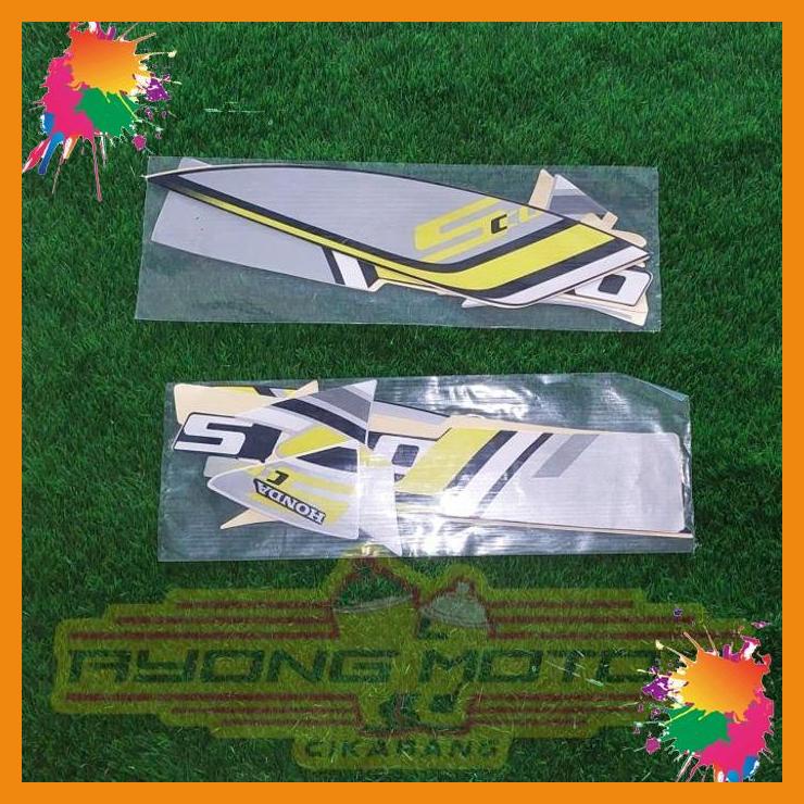 Jual striping new honda scoopy sporty 2022 silver hitam [ayc] | Shopee ...