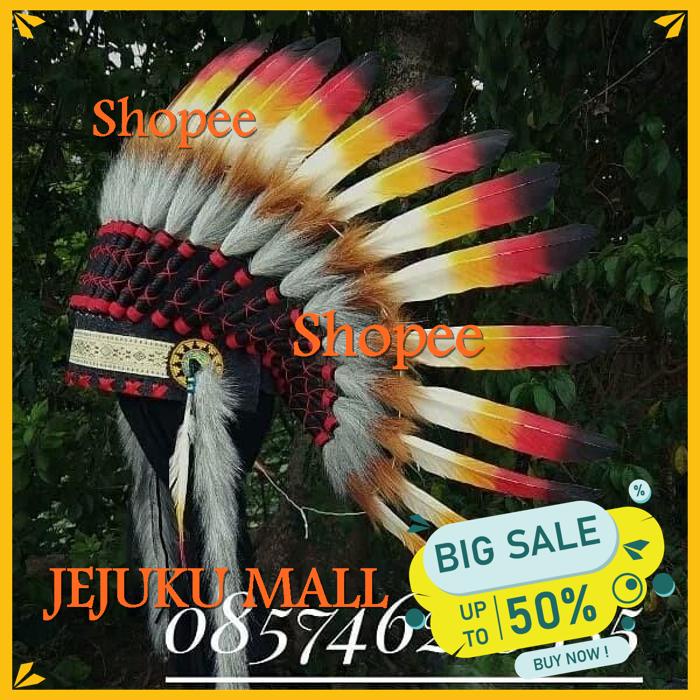 Jual TOPI INDIAN / TOPI SUKU INDIAN -INDIAN HEADDRESS KUALITAS TINGGI ...