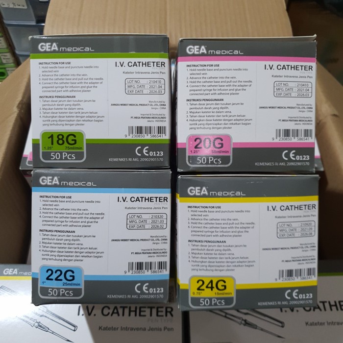 Jual GEA IV CATHETER / IV KATETER / SURFLO / ABBOCATH / ABOCAT -Tatasie ...