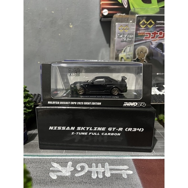 Jual INNO64 - GTR R-34 FULL CARBON MALAYSIA DIECAST EXPO 2023 | Shopee ...