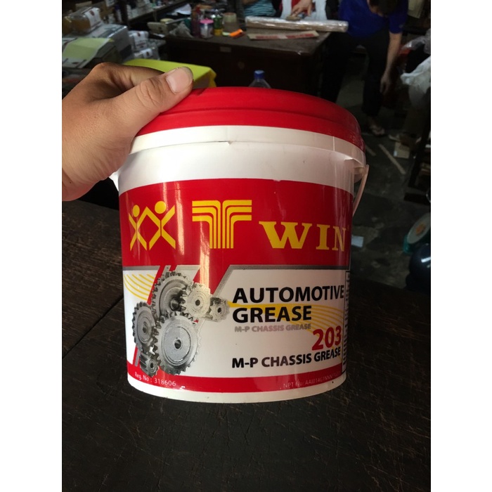 Jual 1 ember gemuk grease pelumas twin m-p chassis grease 203 black ...