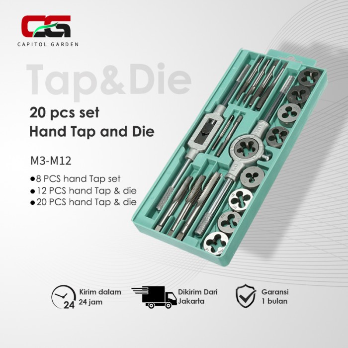 Jual BAYAR DITEMPAT Tap and Die Set Alat Snai Senai and Tap Die Tapping ...