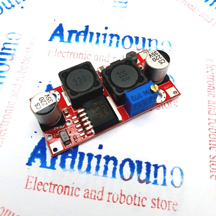 Jual Xl6009 buck boost DC PCB merah step up step down stabilizer Module ...