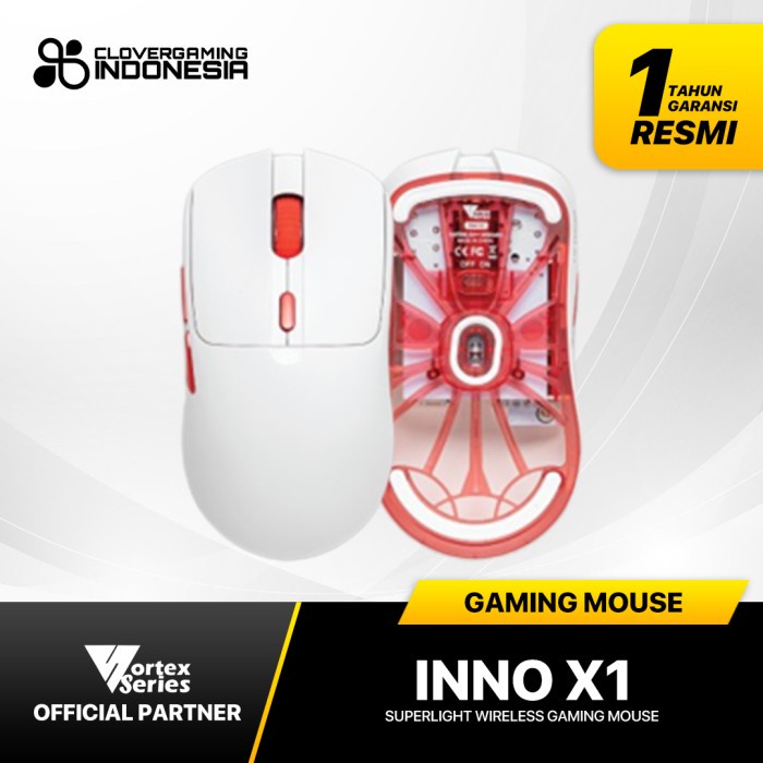 Jual VortexSeries Inno X1 X-1 Superlight Wireless Gaming Mouse 56g ...