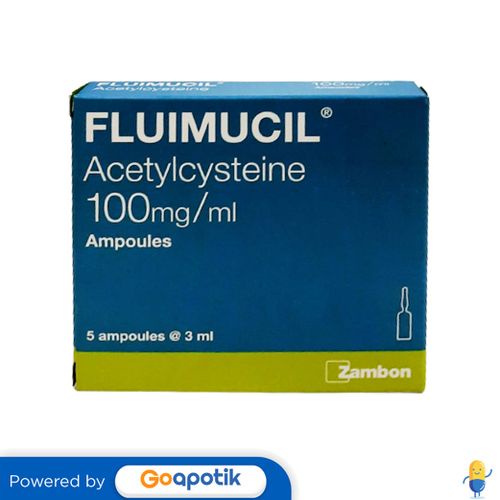 Jual FLUIMUCIL 100 MG/ML CAIRAN INHALASI 3 ML BOX 5 AMPUL | Shopee ...