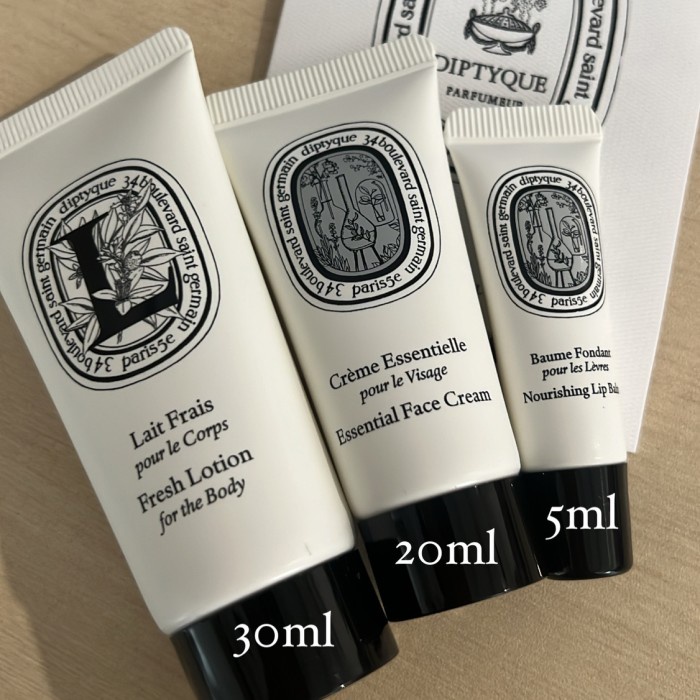Jual DIPTYQUE - Face Cream, Fresh Lotion and Lip Balm (TRAVEL SIZE ...