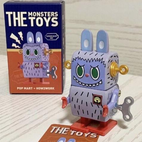 Jual POP MART x LABUBU The Monsters Toys Clockwork Walking Robot ...
