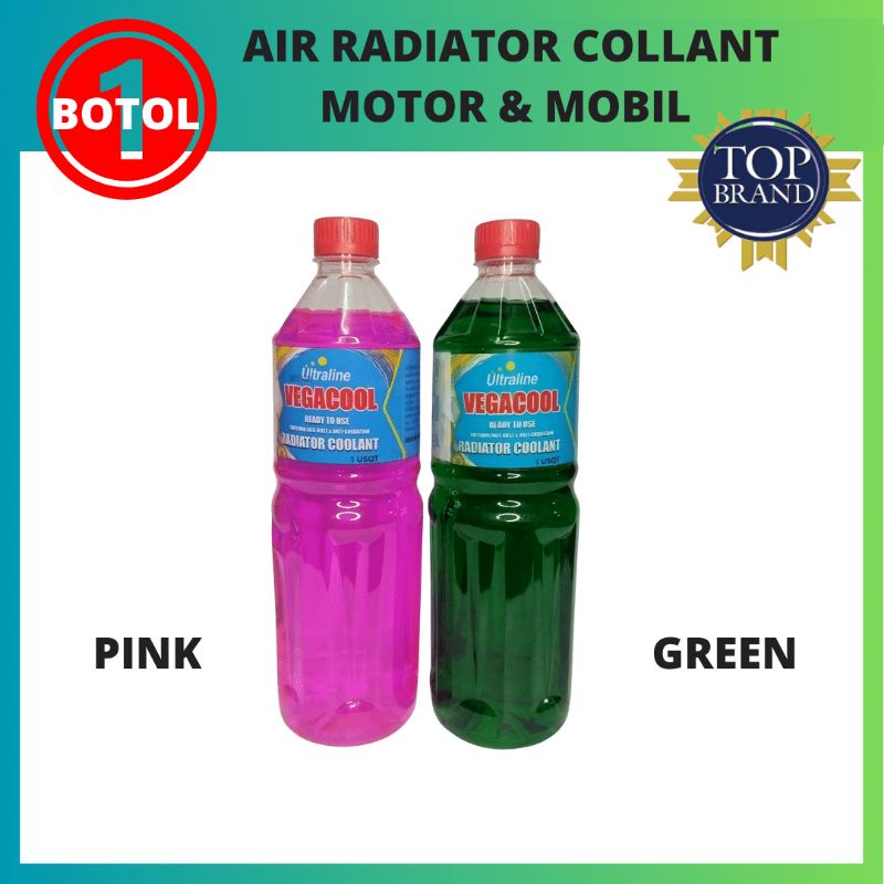 Jual Air Radiator Collan motor/mobil Ultraline VegaCool kemasan Botol ...