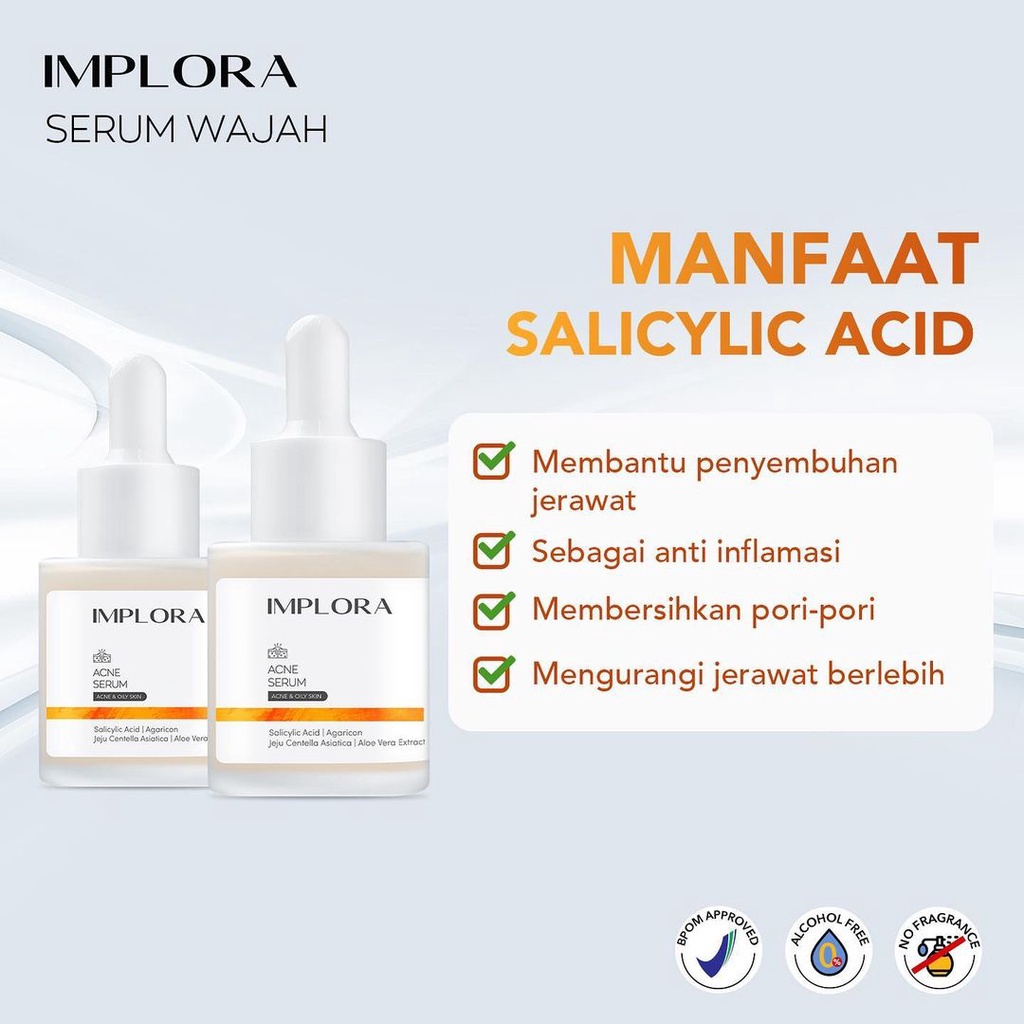 Jual IMPLORA SERUM WAJAH 20ML | Shopee Indonesia