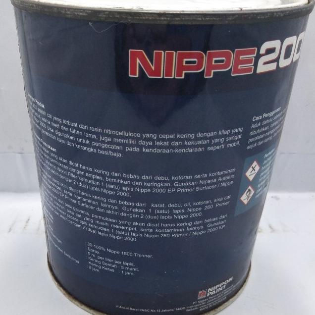 Jual Cat Duco Nippon Paint Nippe 2000 Np 501 Signal Red / Cat Minyak Bagus | Shopee Indonesia
